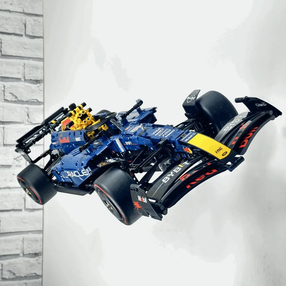 Držák na stěnu pro lego technic 42206 auto oracle red bull racing rb20 f1