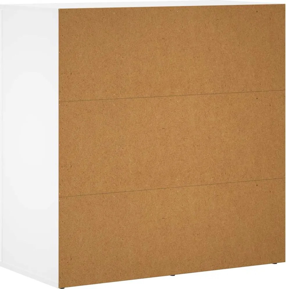 Příborníky 2 ks bílé 79 x 38 x 80 cm kompozitní dřevo 3276602