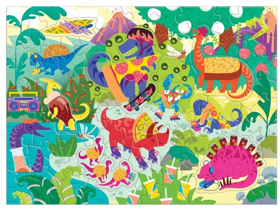Mudpuppy Puzzle Pizzasaurus 60dílné s vůní