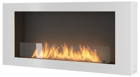 InFire - Nástěnný BIO krb 120x56 cm 3kW bílá