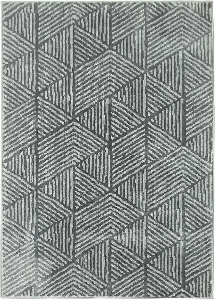 Koberec Koberec do obývacího pokoje v moderním stylu, omyvatelný koberec 150 x 80 cm tmavě šedý