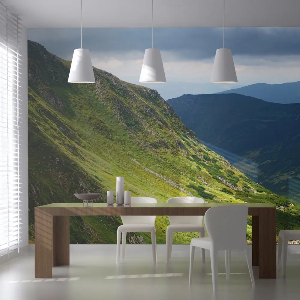 Fototapeta XXL - Green mountain landscape - 550x270