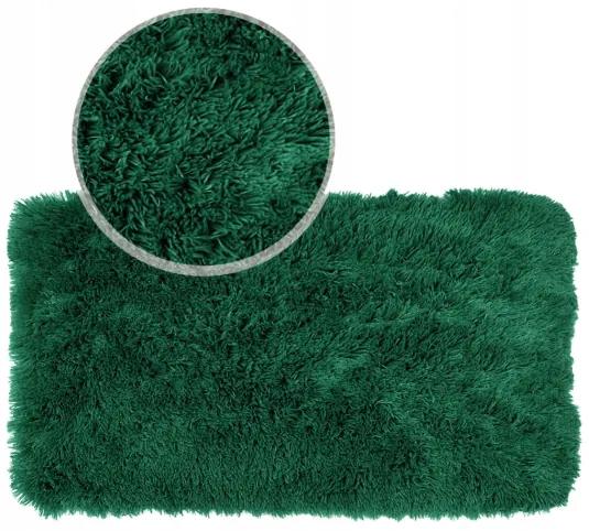 Koupelnový sametový plyšový kobereček 50x80cm různé barvy Barva: tmavě zelená