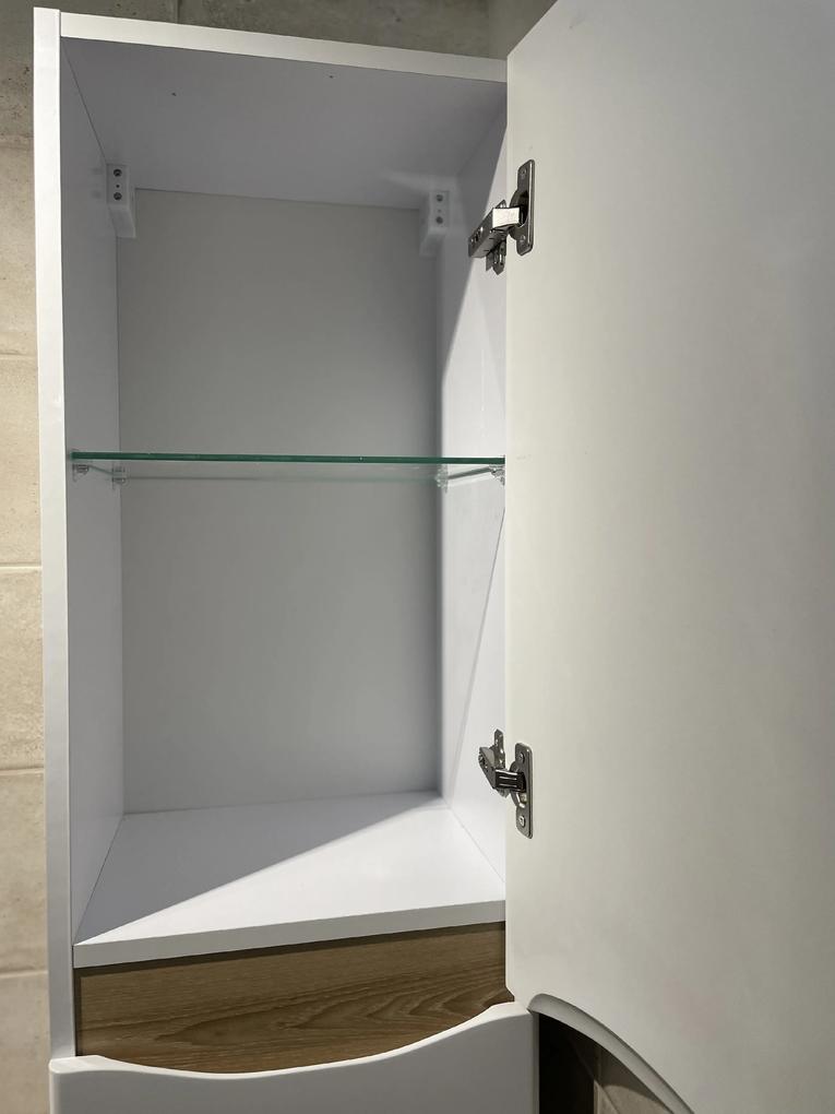 Kingsbath Liga 35 vysoká skříňka do koupelny Orientace: Pravá