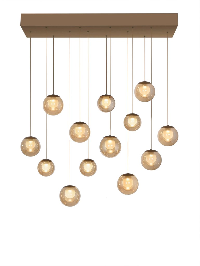 XXXLutz ZÁVĚSNÉ LED SVÍTIDLO, 100/40/180 cm - Závěsná světla - 003467045604