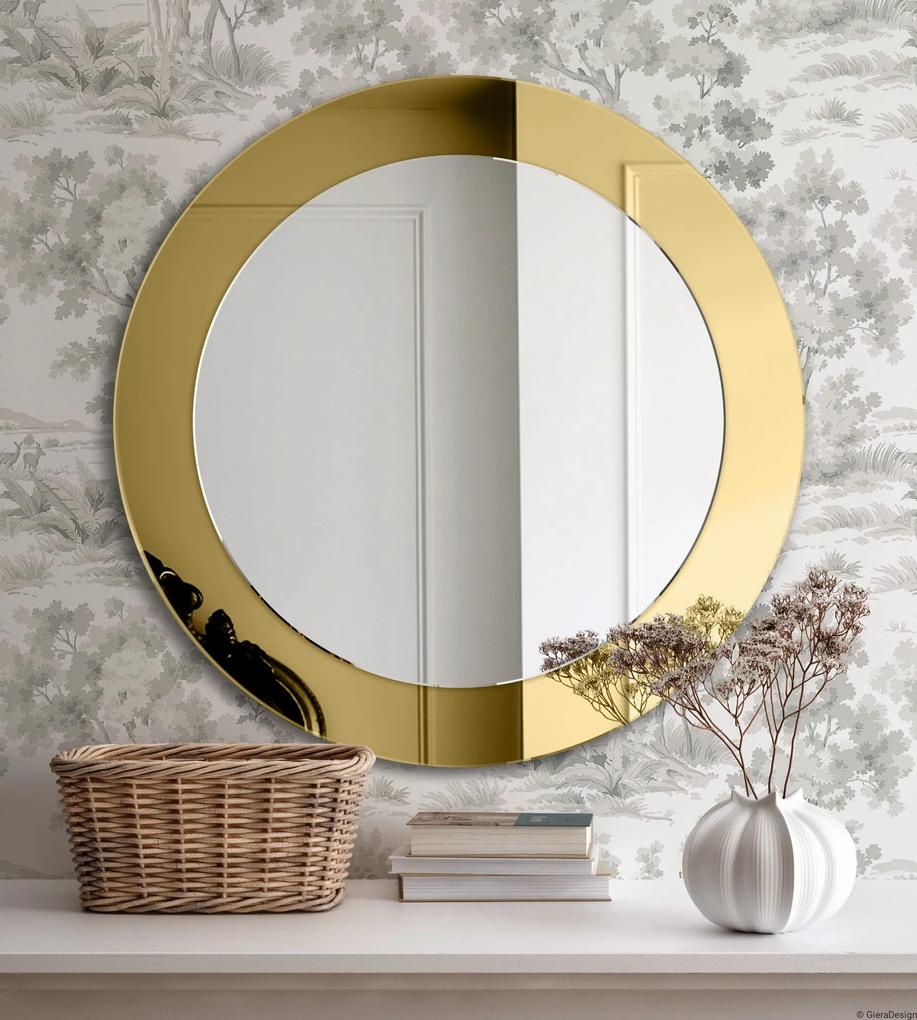 Zrcadlo Lady Gold 80 cm Šířka: Ø 80 cm