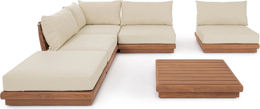 BIZZOTTO Modul zahradní pohovky DELGADA rohový 0671754