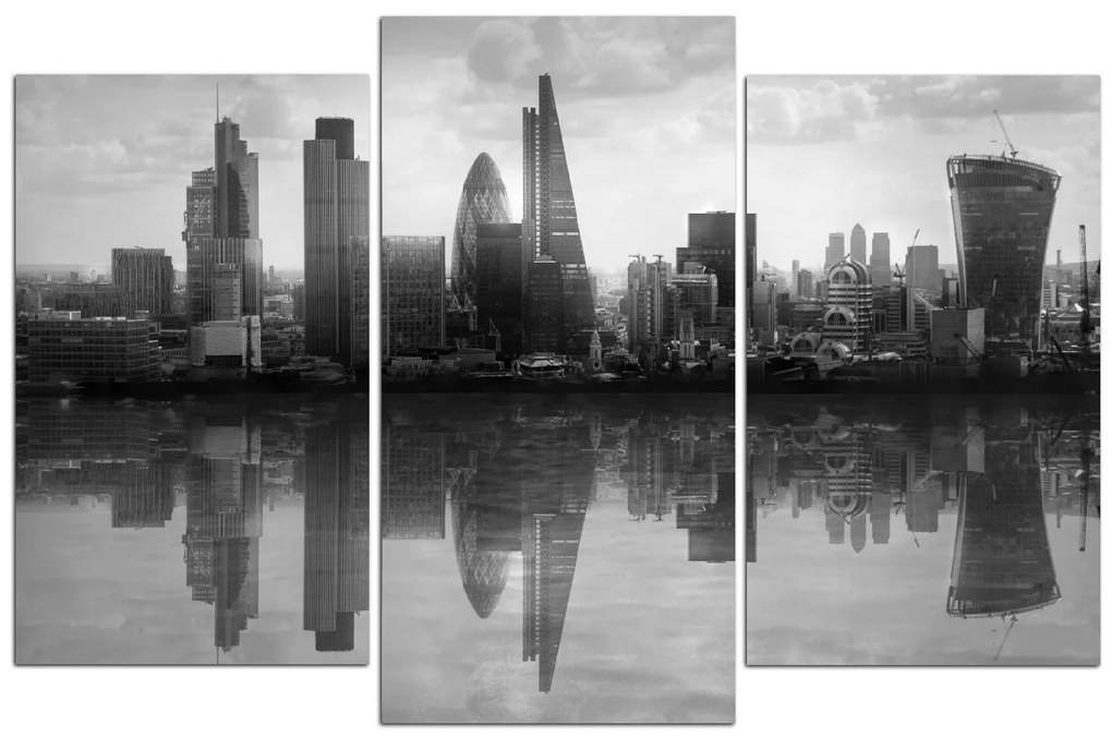Obraz na plátně - Západ slunce Londýn 128ČC (150x100 cm)