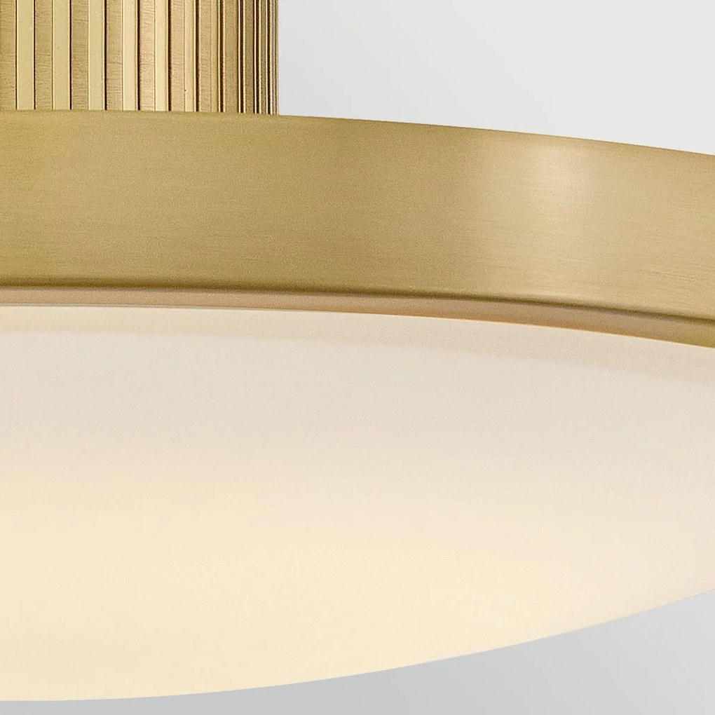Stropní LED světlo Elstead Kieran 32W mosaz 36 cm