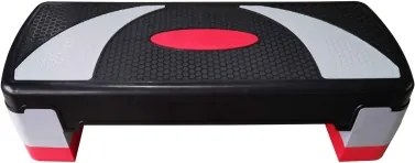 HOMCOM Nastavitelný Aerobní Fitness Stupínek s Protiskluzovým Povrchem 78x29x20 cm