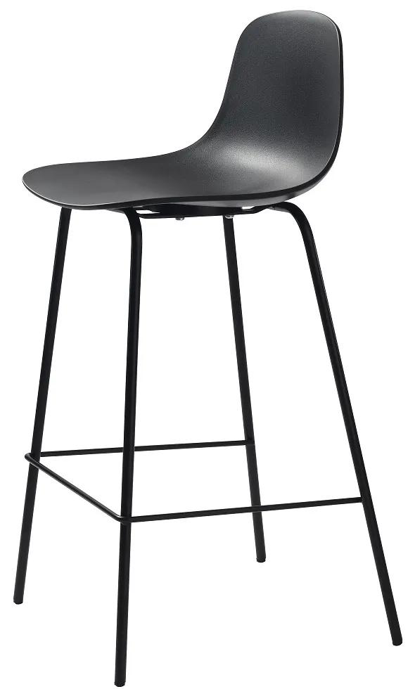 Designová barová židle Jensen černá