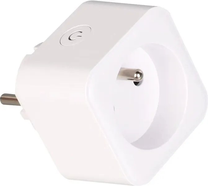 Immax 07762L NEO LITE Smart vnitřní zásuvka s kolíkem v2 typ E 255V 55x55x75mm, bílá, WiFi