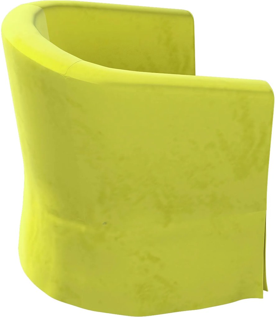 Potah na křeslo IKEA Ektorp Tullsta barva zelená látka lesklé, sametová