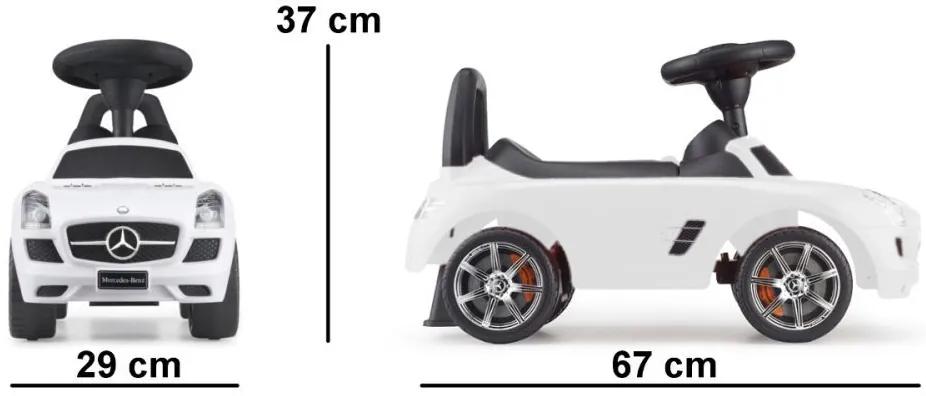 EcoToys Dětské odrážedlo, vozítko Mercedes SLS, bílá, 332