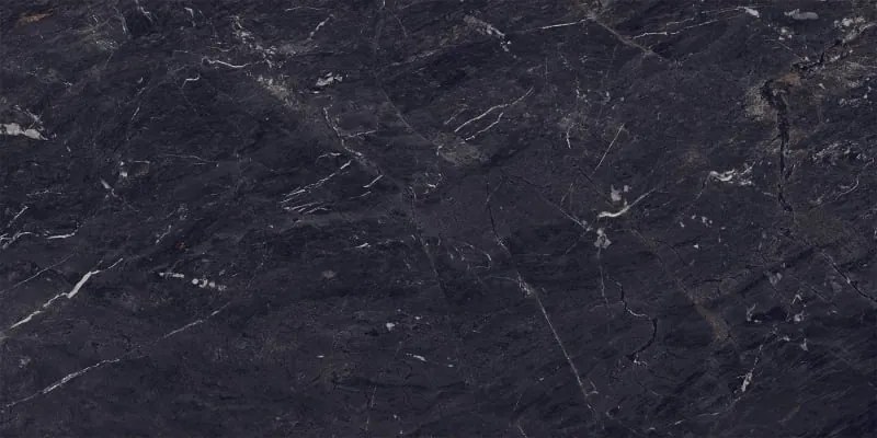 Mexen Sintra Black gres glazovaný rekt. G1, dlaždice podlahová-stěnová 120 x 60 cm, vysoký lesk - TL204-120-060-00