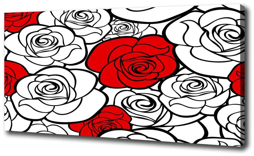 Wallmuralia Foto obraz na plátně do obýváku Růže 100x50 cm