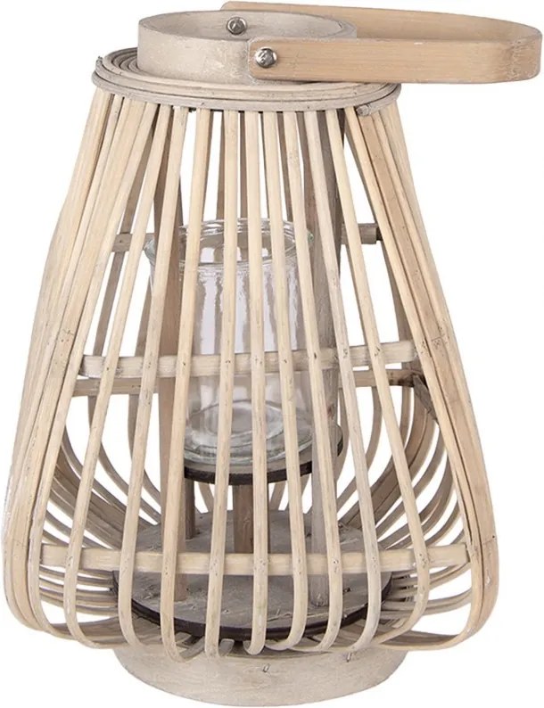 Přírodní ratanová lucerna Diane M - 23*23*30 cm