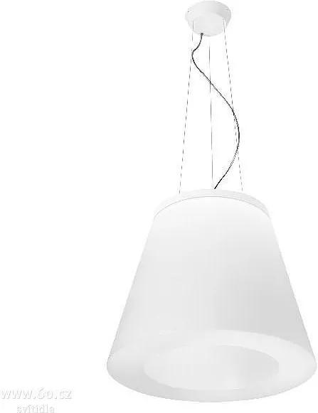 Linealight 10330 Vulcanino, závěsné svítidlo z průsvitného polyethylenu, 21W LED, prům. 49cm