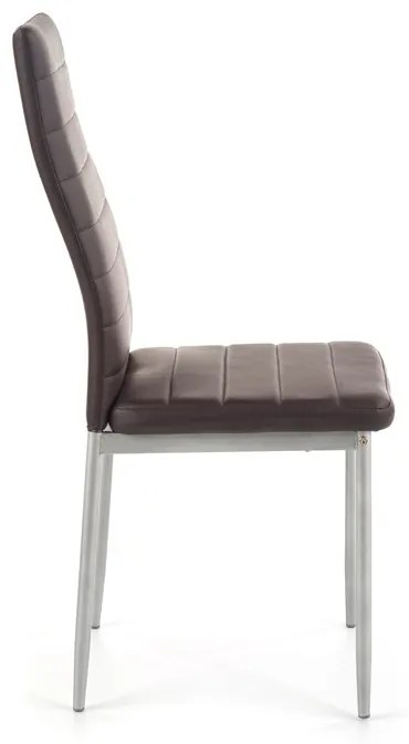 Jídelní židle PIETRE – kov, ekokůže, více barev béžová