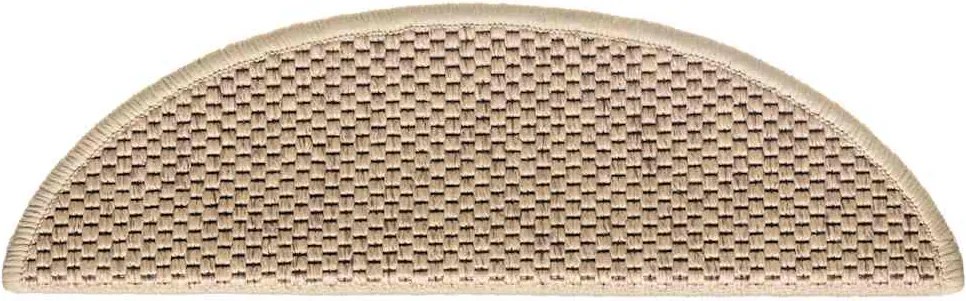 Samolepicí rohože na schody Sisal-Look 30 ks 56x17x3 cm Písek 3365867