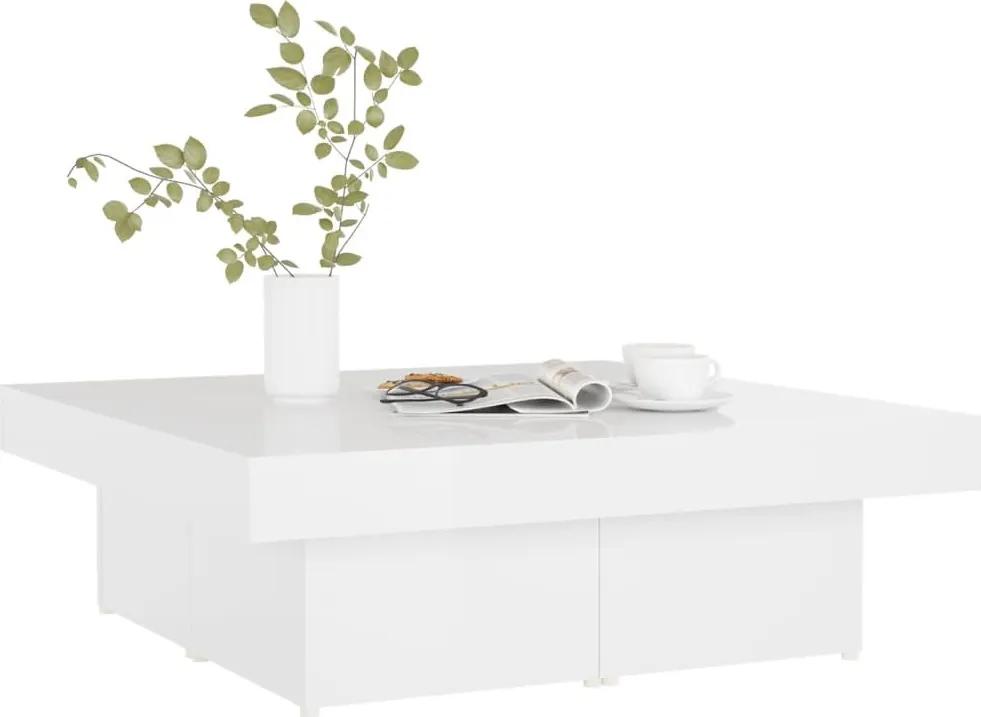 vidaXL Konferenční stolek 90 x 90 x 28 cm dřevotříska [806918] Barva: Betonová šedá