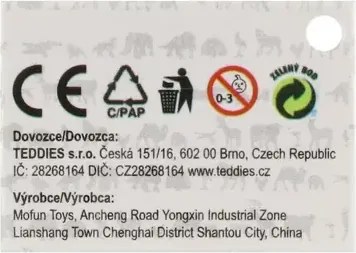 ZOOTED Čáp bílý / Plast / 9 cm / od 3 let