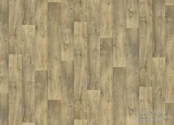Breno PVC TOPTEX Valley Oak 162M – přírodní dekor dřeva, šíře 400 cm