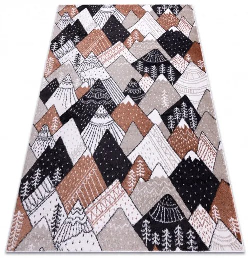 Dywany Łuszczów, Dětský kusový koberec Fun Mountains cream, 120x170, vícebarevná, dětský pokoj