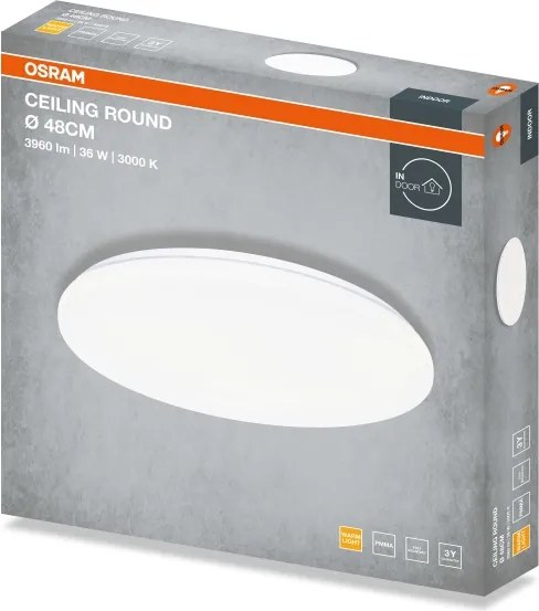 Osram - LED Stropní svítidlo CEILING ROUND LED/36W/230V 3000K pr. 48 cm bílá