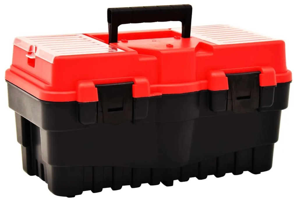 Box na nářadí plast 462 x 256 x 242 mm červený 146269