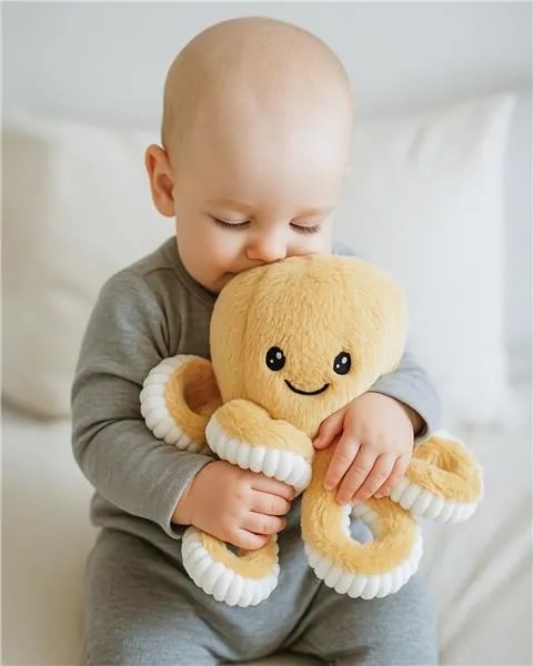 Plyšová hračka chobotnička Baby Mix 60cm