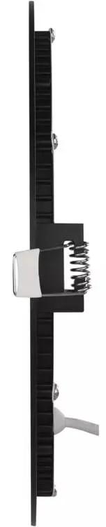 Emos lighting LED zápustný panel NEXXO ø22,5cm, 18W, CCT, kulatý, černý/stříbrný Barva: Černá