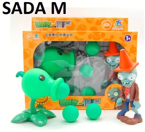Silikonové figurky ze hry Plants vs Zombies 2 Set: sada M