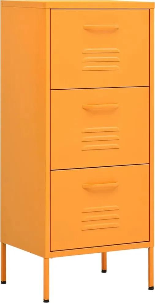 vidaXL Úložná skříň 42,5 x 35 x 101,5 cm ocel [336182] Barva: orange