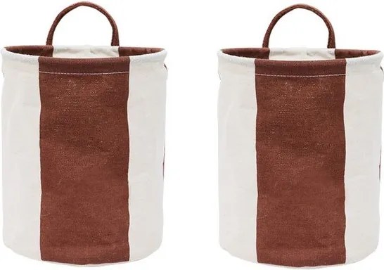 Látkové košíky v sadě 2 ks ø 18x22 cm Kara – OYOY Living Design