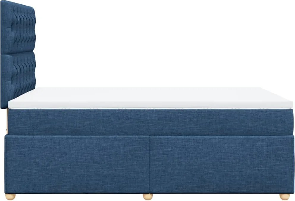 Box spring postel s matrací černá 120x190 cm textil 3293532
