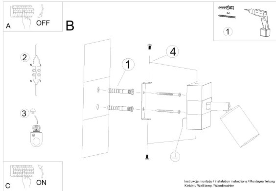 Sollux SL.1295 - Bodové svítidlo ZUCA 1xE27/15W/230V černá