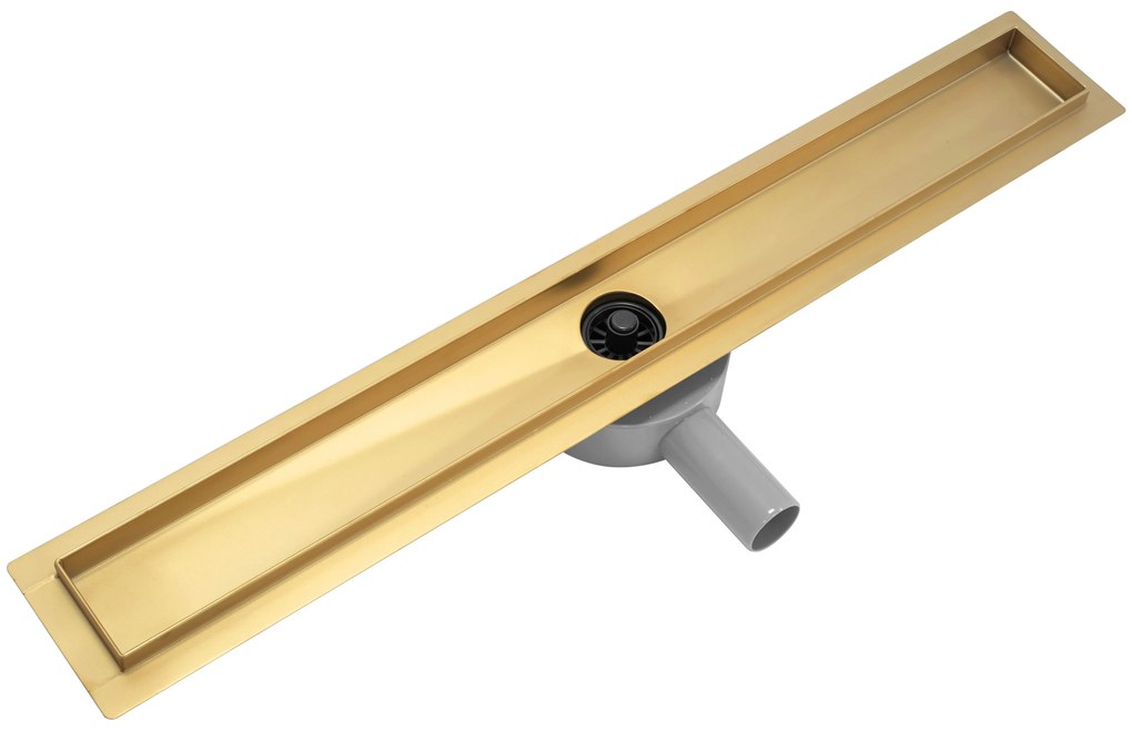 Rea Pro, lineární odtokový žlab 70cm GREEK, zlatá lesklá, REA-G8028