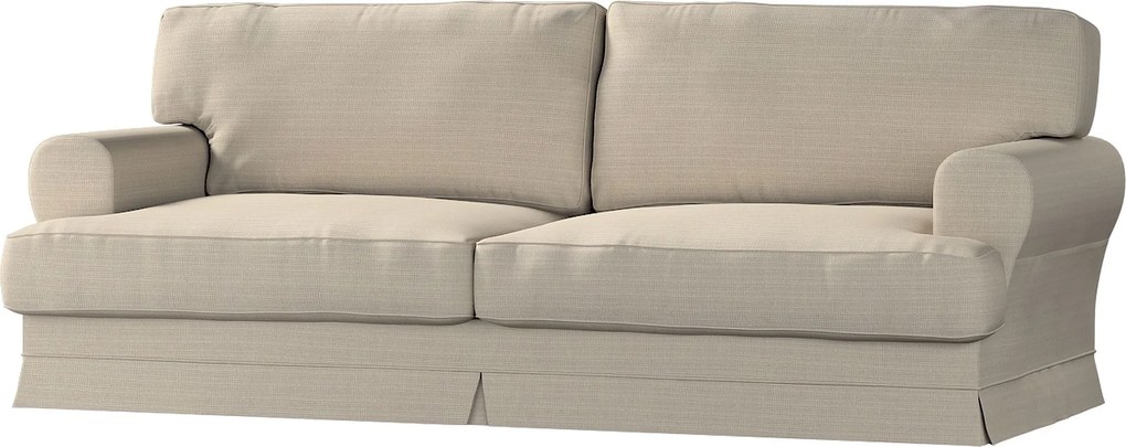 Potah na pohovku IKEA Ekeskog rozkládací barva béžová látka pletený vzor