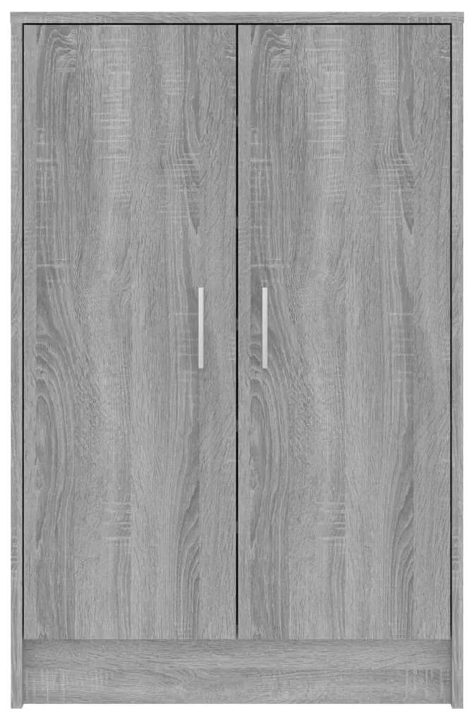 Botník šedý sonoma 60 x 35 x 92 cm kompozitní dřevo - Default Title