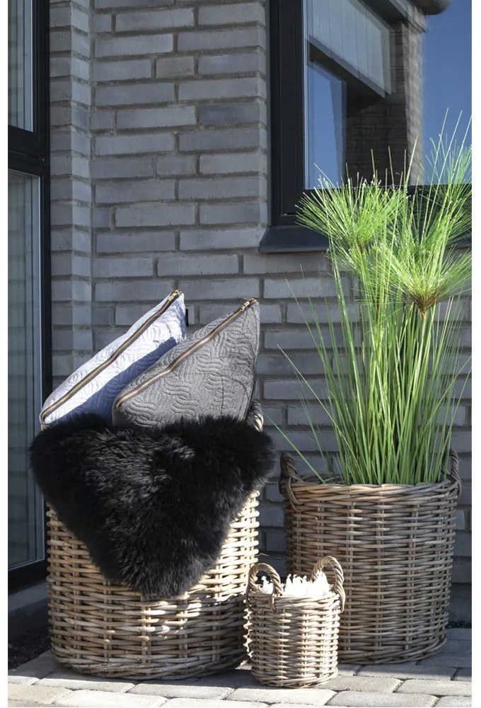 House Nordic Set 4 proutěných květináčů CAOR 4401070