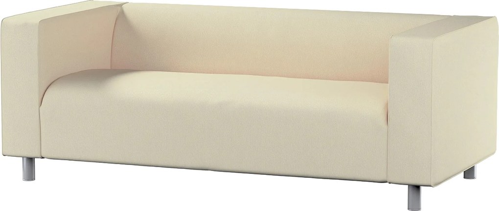 Potah na pohovku IKEA Klippan 2-místná barva krémová látka lesklé, pletený vzor