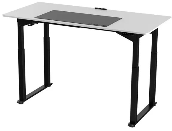 Lama Plus Elektricky výškově nastavitelný stůl UPLIFT — 160 cm, bílá / černá
