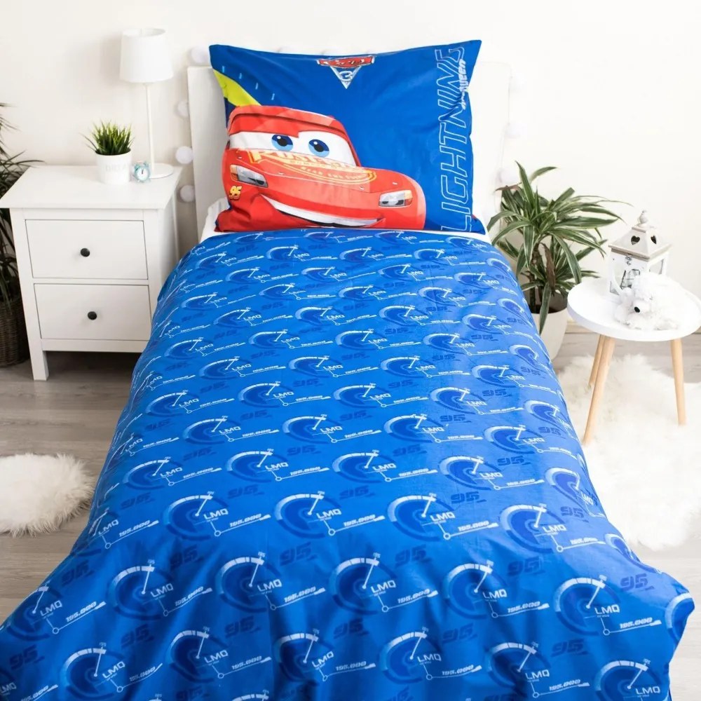 Jerry Fabrics s. r. o. Povlečení Licenční 140x200+70x90 - Cars 3 "McQueen 03"