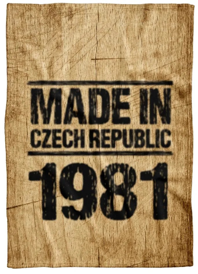 Deka Made In (rok: 1981, Podšití beránkem: NE)