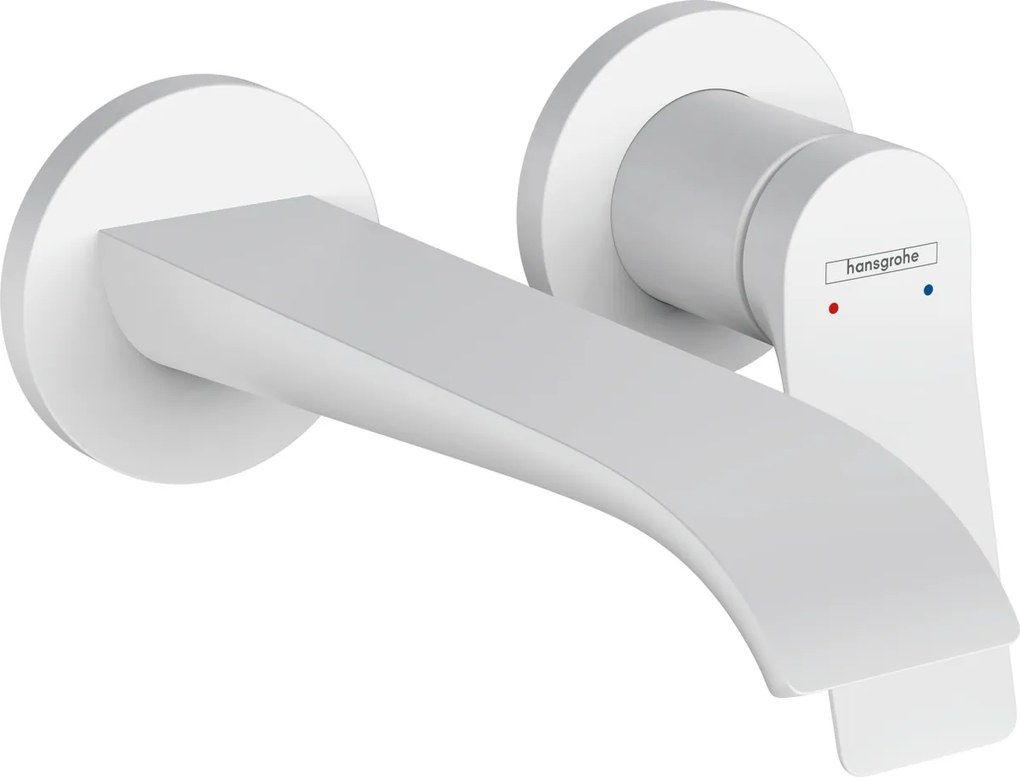 Hansgrohe Vivenis, umyvadlová baterie pod omítku, 2-otvorová instalace, EcoSmart, bílá matná, 75050700