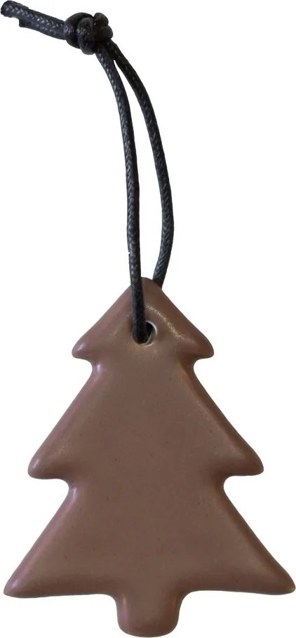 Keramická vánoční ozdoba Tree Maroon DBKD