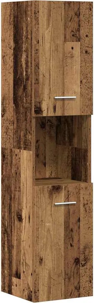 3dílná koupelnová sestava old wood kompozitní dřevo 3328591