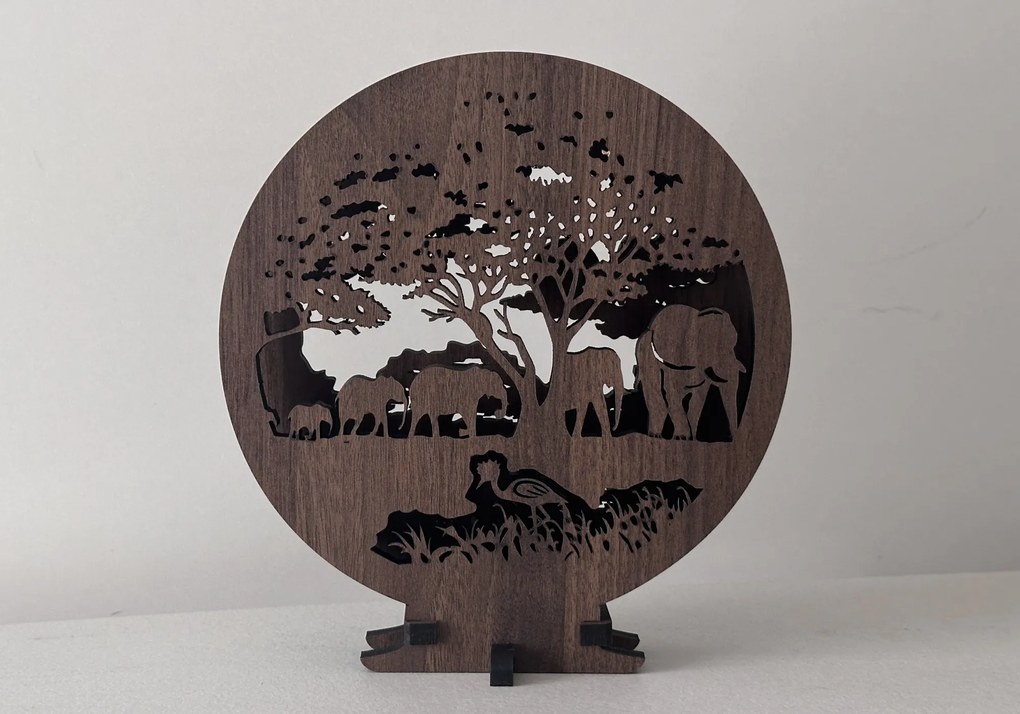Li-Go "Sloni" lampa 20x22 cm provedení povrchu: černá s patinou