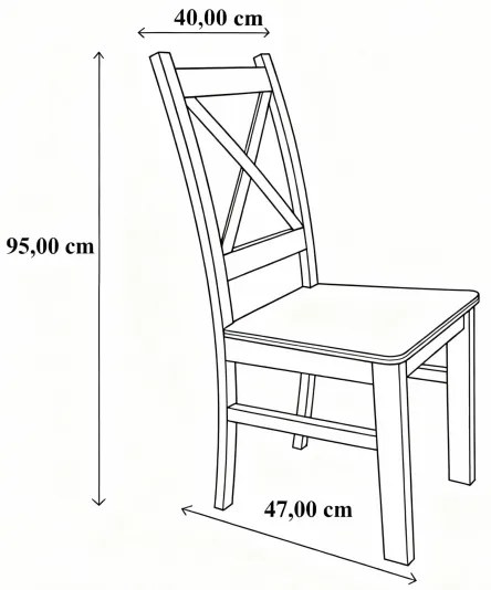 Jídelní židle NATE dub sonoma